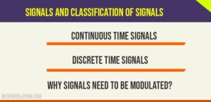 What are signals and classification of signals - Web Vidyalayam
