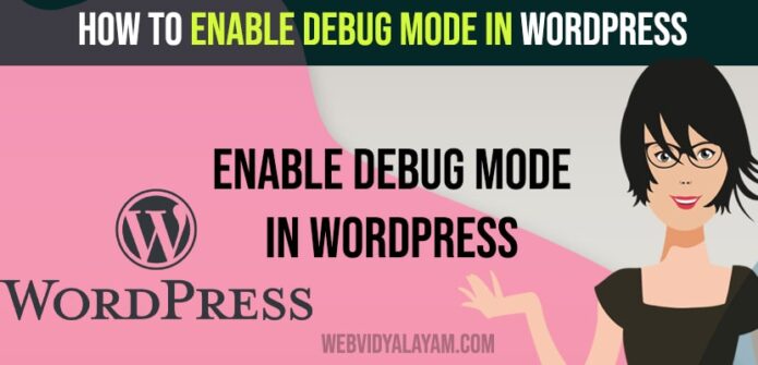 How to Enable Debug Mode in WordPress - Web Vidyalayam