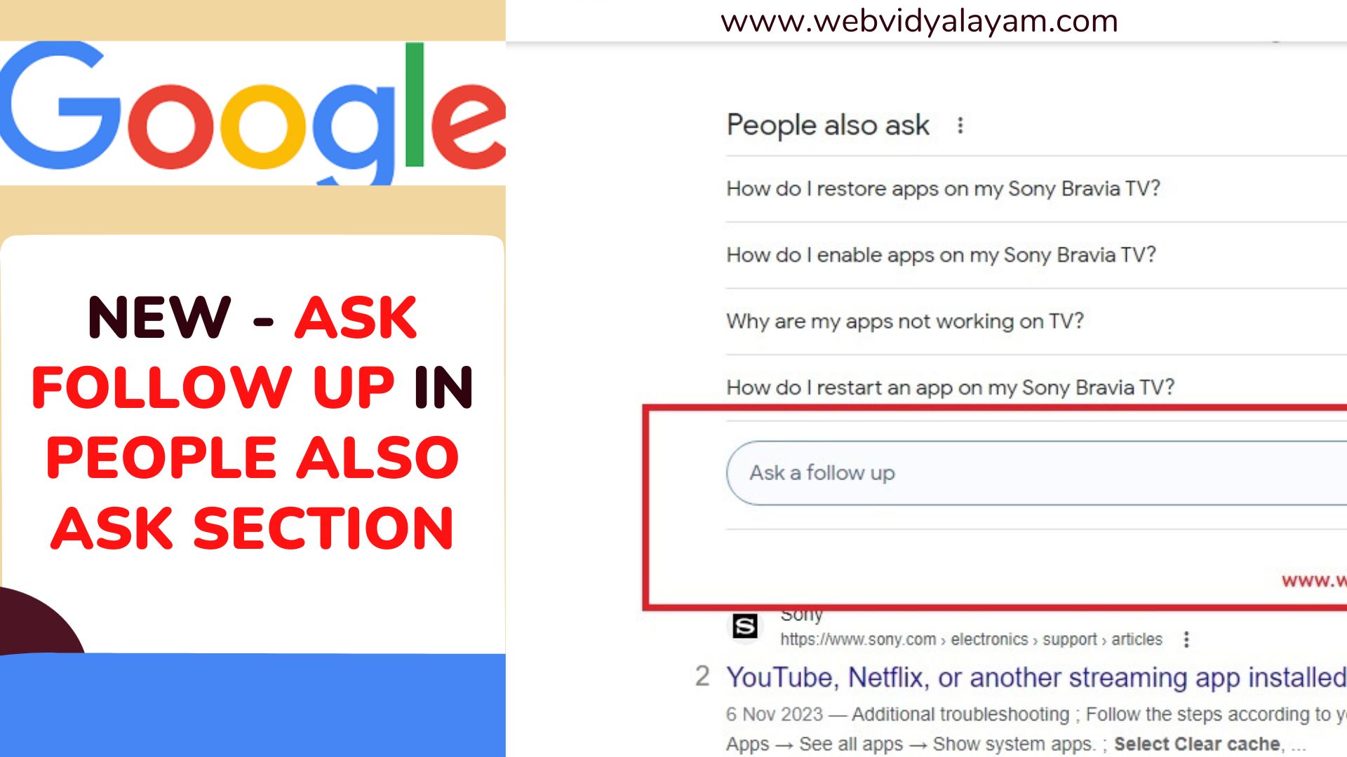 Google People Also Ask showing ask a follow up feature (Bard AI) - Web ...