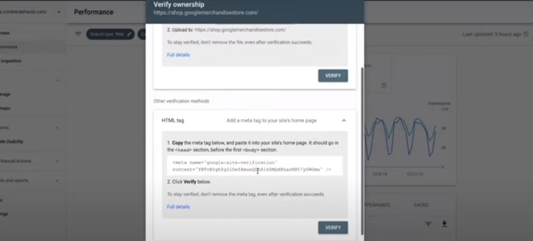 How Do I Add Google Search Console Verification HTML Tag in WordPress? - Web Vidyalayam
