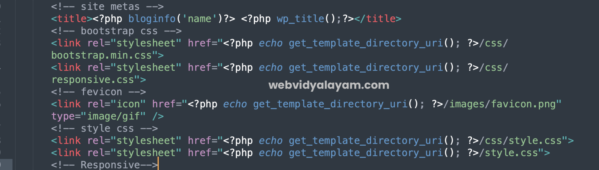 What are Template Tags in WordPress? How to Use Template Tags - Web Vidyalayam